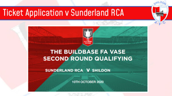 FA Vase : Sunderland RCA v Shildon Tickets @shildon_afc – Shildon AFC