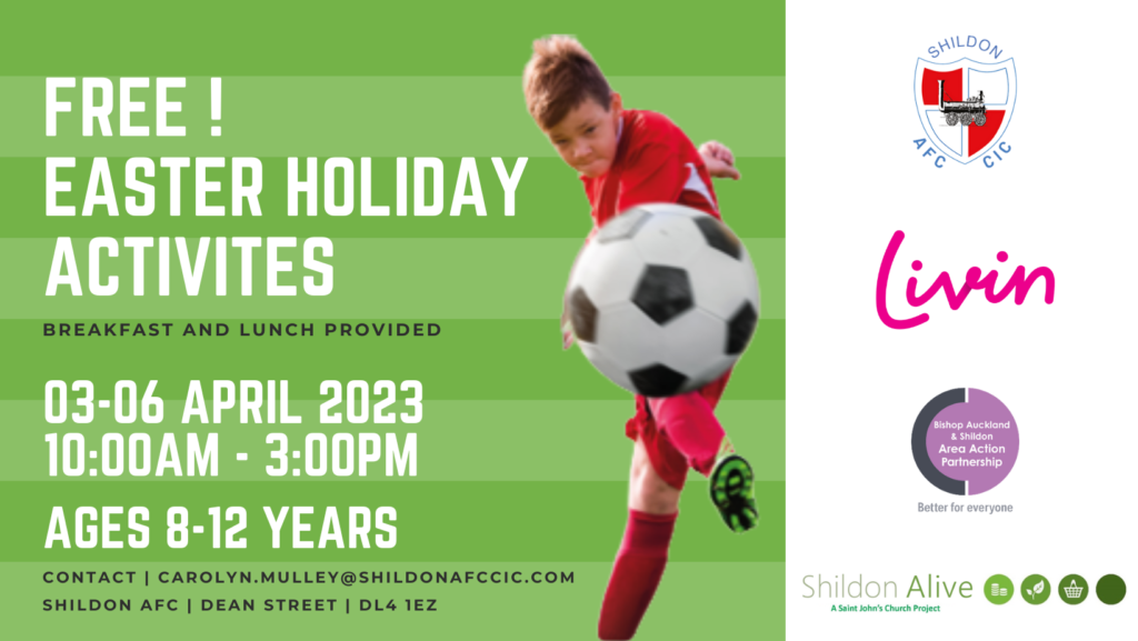 Easter Holiday Activities are Back! – Shildon AFC